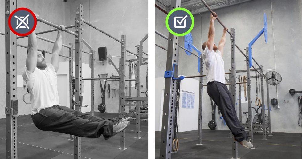 Back extended / weak abdominals or hip flexors. Trunk/Hip Flexion ...