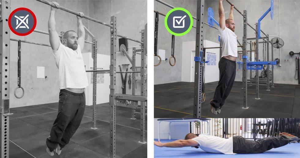 Bent arms in arch. Trunk Extension Movement Therapy. • Range Of Motion