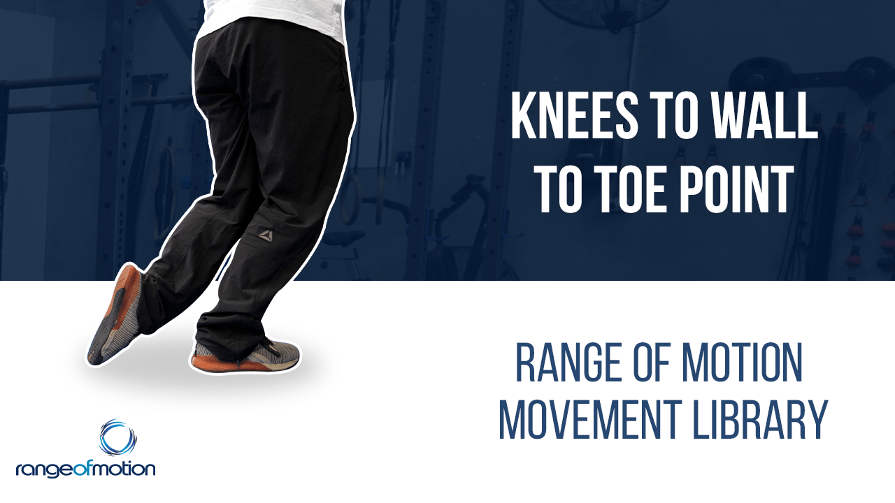 Knees to Wall to Toe Point • Range Of Motion