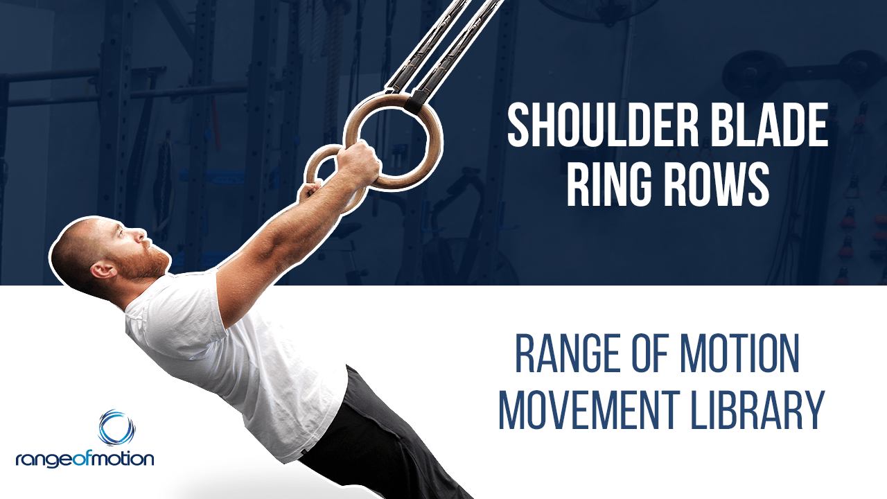 Shoulder Blade Ring Rows • Range Of Motion